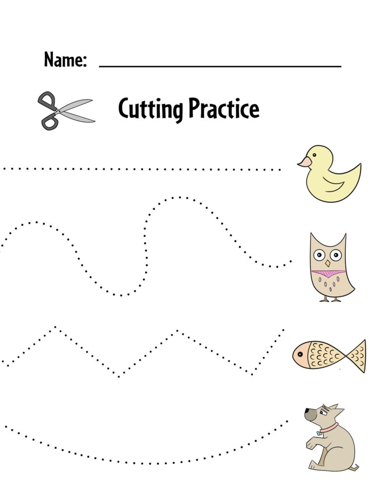 Free Printable Cutting Practice Worksheets - Free Printable Worksheets